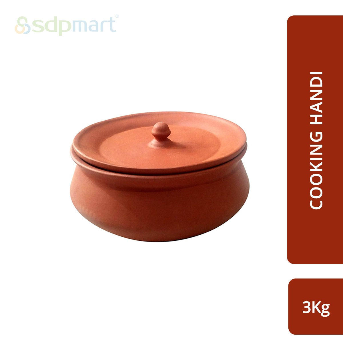 Clay Pot with Lid (Cooking / Curd Making Handi) - 3 KG – DiyaNaturals