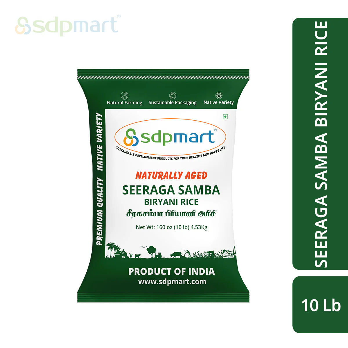 R5 - SDPMart Premium Seeraga Samba Rice - 10Lb – DiyaNaturals